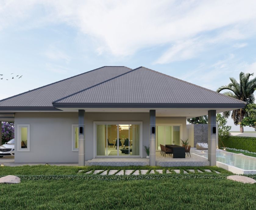 3 Schlafzimmer Villa zum Kauf im Nada Casa HuaHin Phase 3 - £128,000 ...