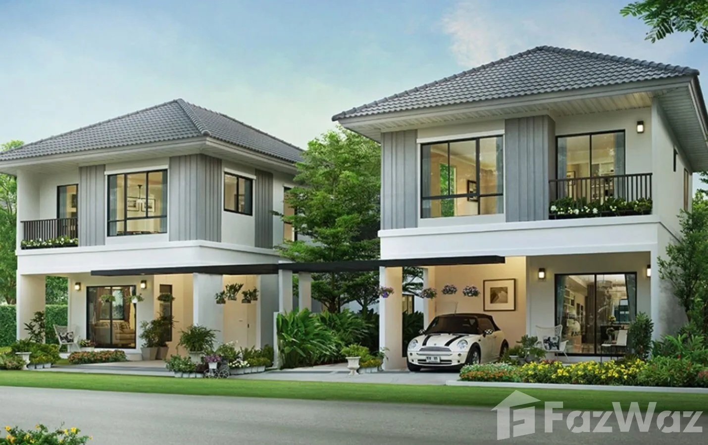 Modi Villa Bangbuathong - Haus und Villa Anlage in Nonthaburi | FazWaz.de