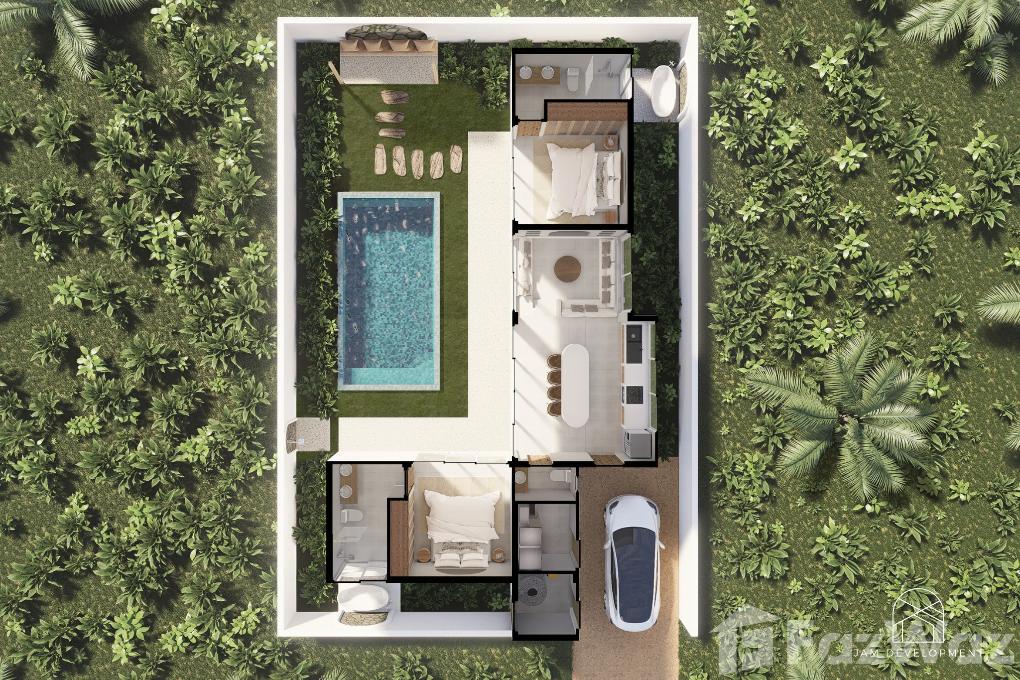 Thara Tropical Villas House Details in Surat Thani, Maenam | FazWaz.co.th